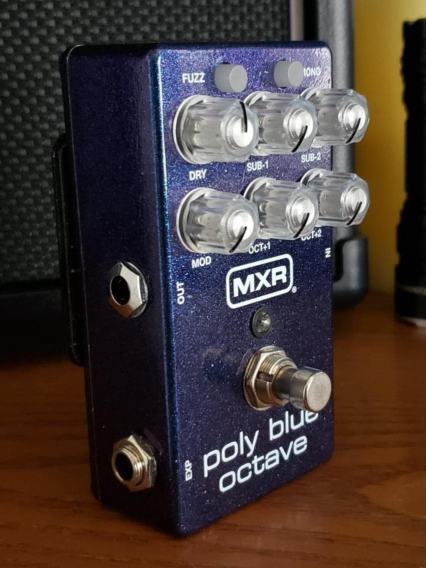 Used MXR Poly Blue Octave Pedal - Sweetwater's Gear Exchange