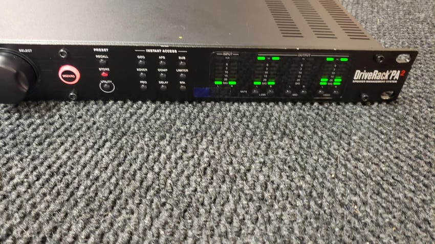 Used dbx DriveRack PA2 Complete Loudspeaker - Sweetwater's Gear Exchange