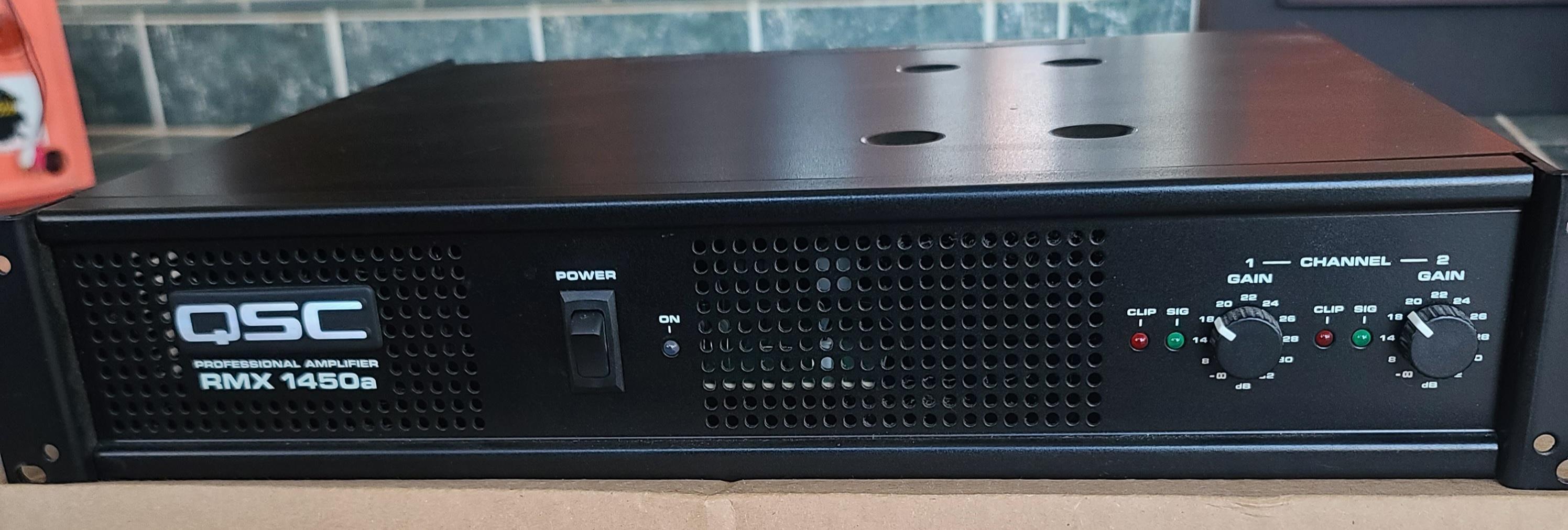 Used QSC RMX 1450a Power Amplifier - Sweetwater's Gear Exchange