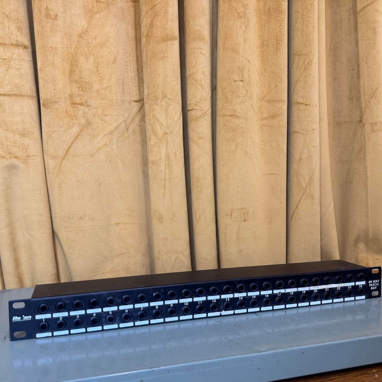 Used REAN 48 Way Patch Bay - Sweetwater's Gear Exchange