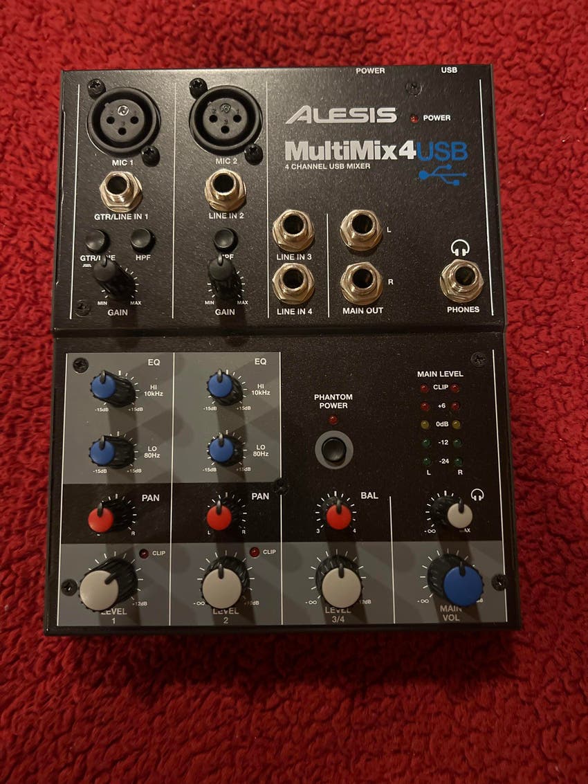 Used Alesis Multimix 4 USB FX Mixer - Sweetwater's Gear Exchange