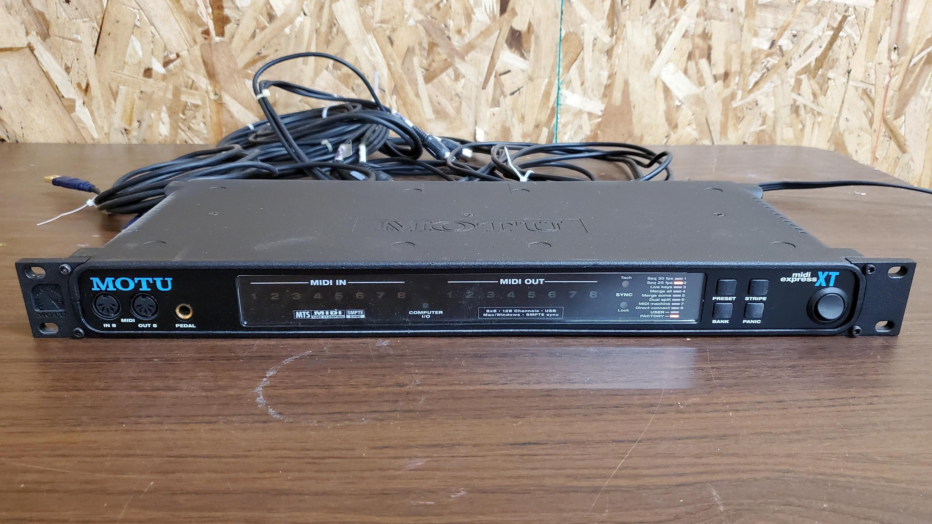 Used MOTU MIDI Express XT 8x8 USB - Sweetwater's Gear Exchange