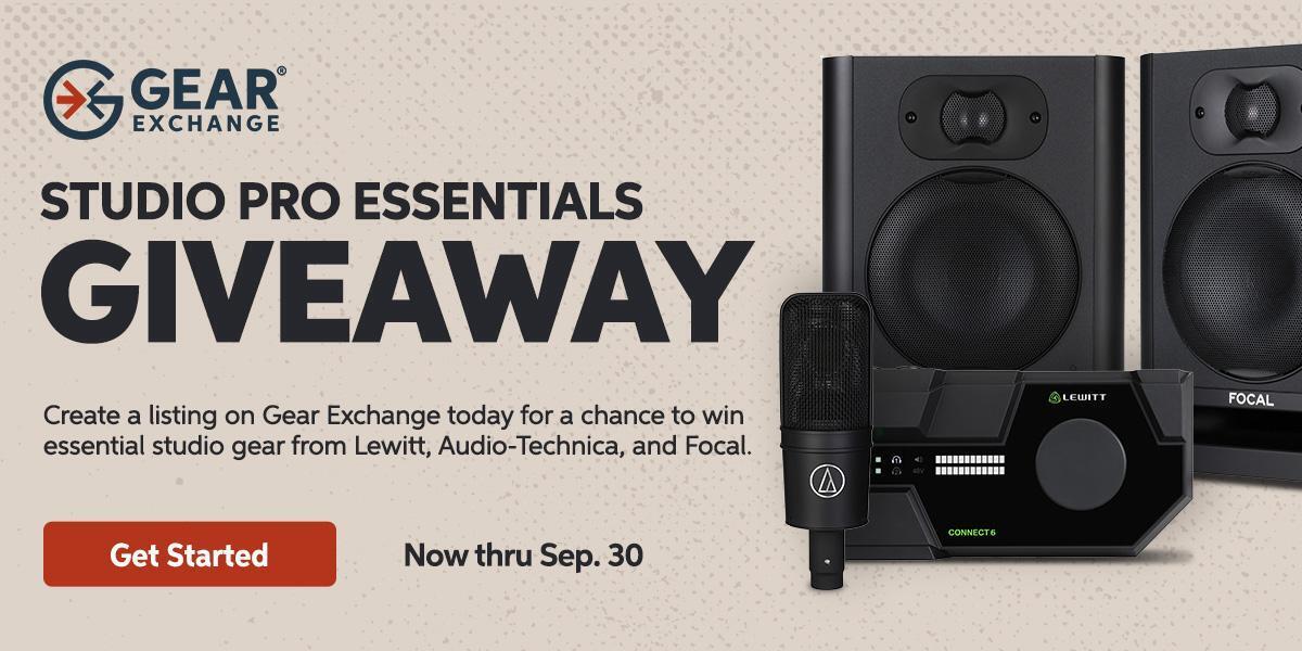 September Studio Gear Giveaway - Sweetwater's Gear Exchange