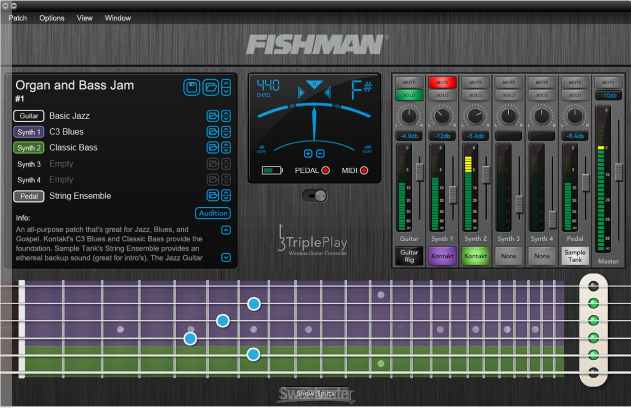 How to Use the Fishman TriplePlay in 64-bit Mode - InSync