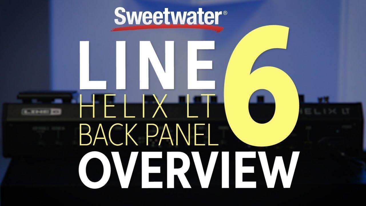 Line 6 Helix LT Back Panel Overview - InSync