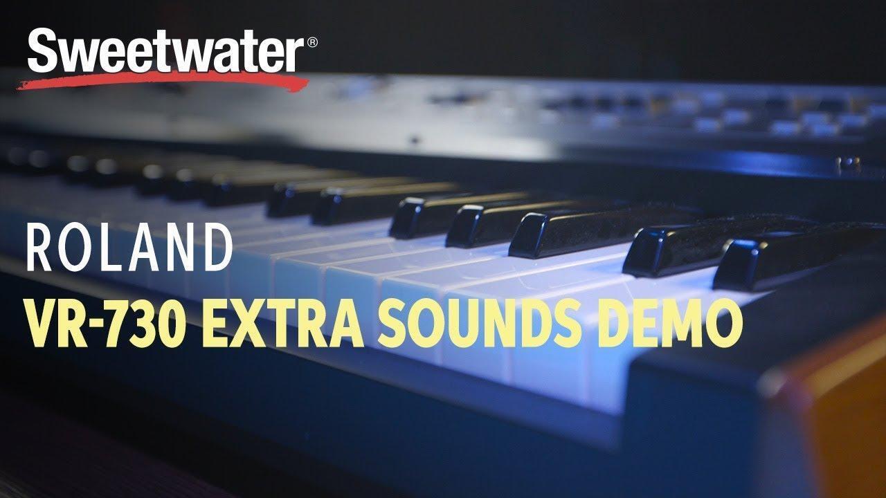 Roland VR-730 Extra Sounds Demo - InSync