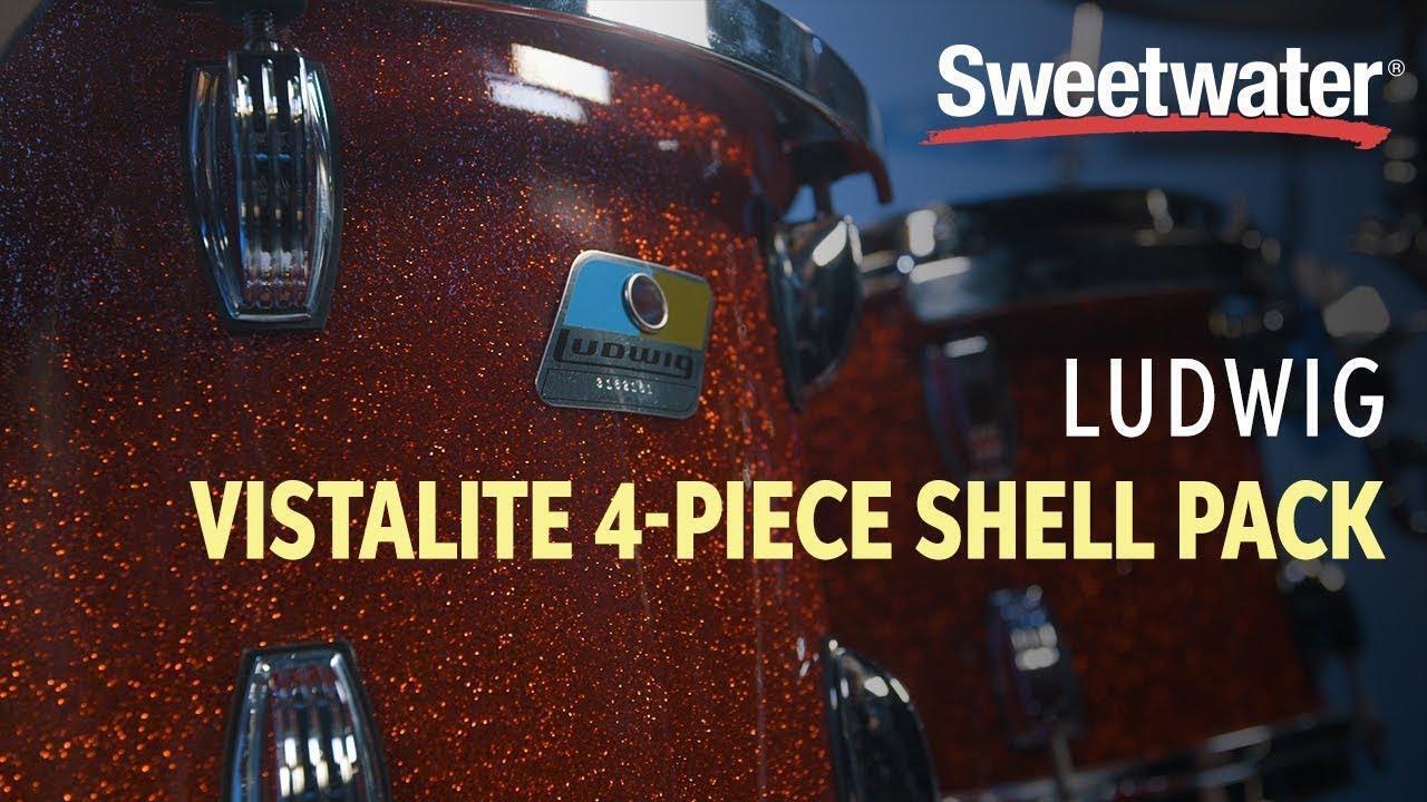 Ludwig Vistalite 4-piece Shell Pack Review - InSync