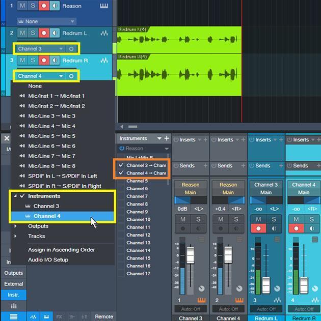 How to Use ReWire in Studio One - InSync