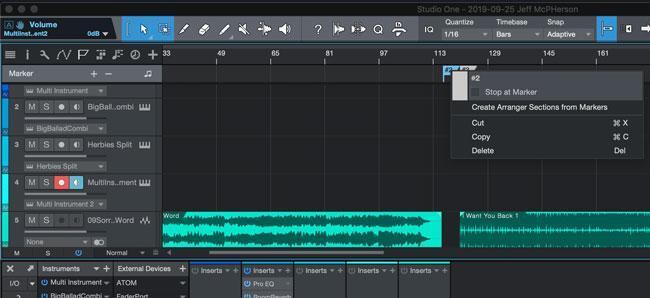 Using Studio One for Virtual Instruments and Tracks Live - InSync