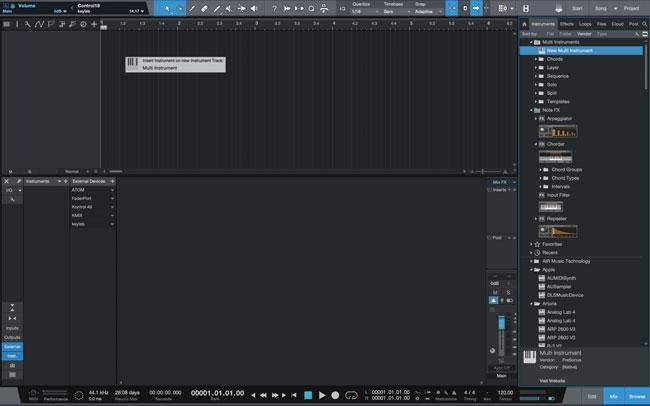 Using Studio One for Virtual Instruments and Tracks Live - InSync