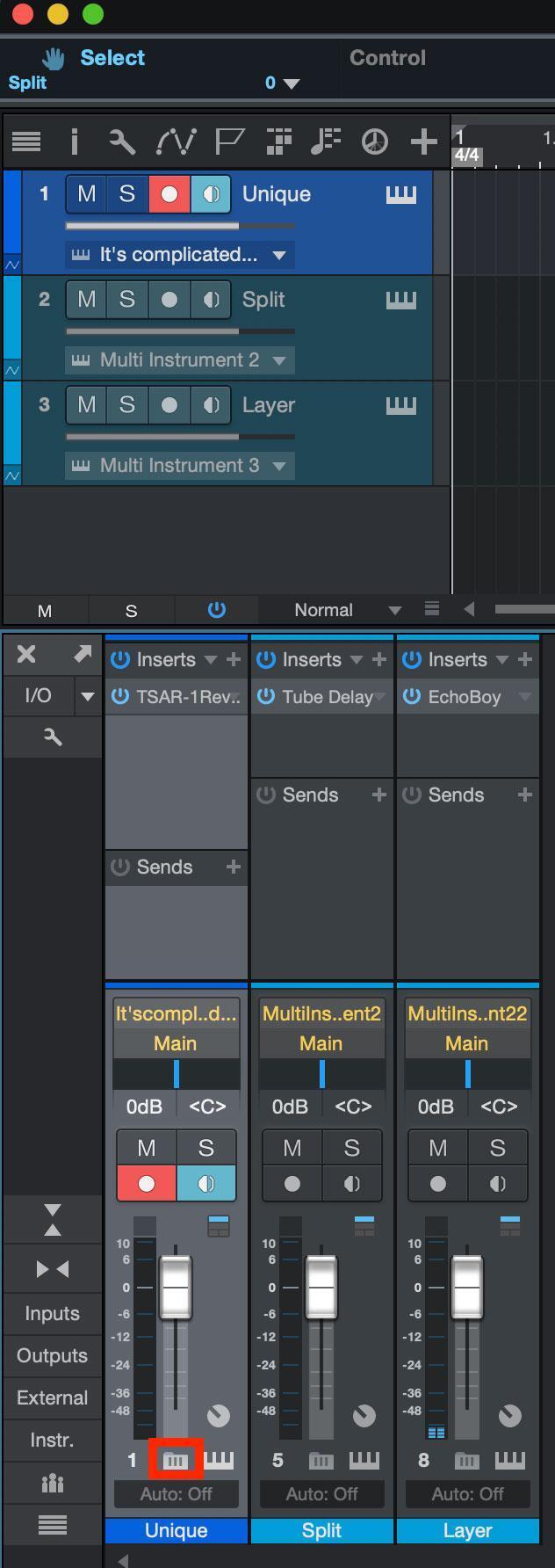 Setting Up Keyboard Layers and Splits in Studio One - InSync