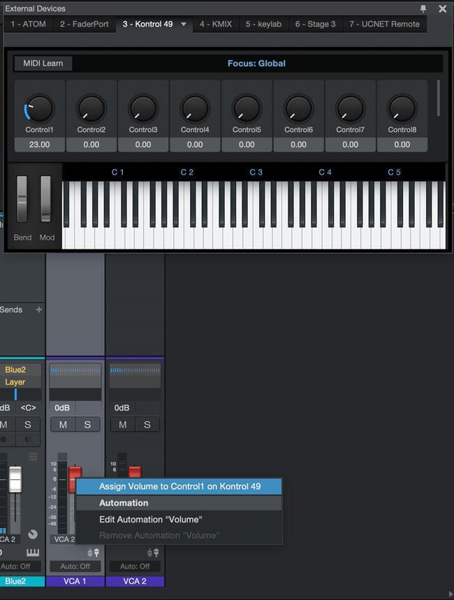 Setting Up Keyboard Layers and Splits in Studio One - InSync