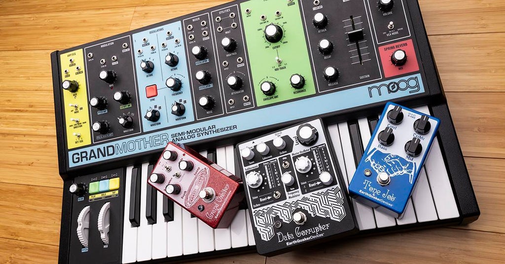 Making Hardware Synths and Drum Machines Shine with Guitar Pedals - InSync
