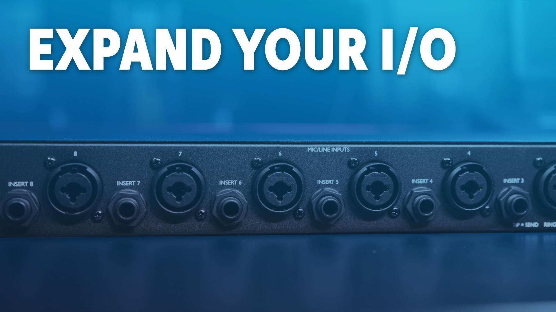 How to Add Inputs to Your Audio Interface - InSync