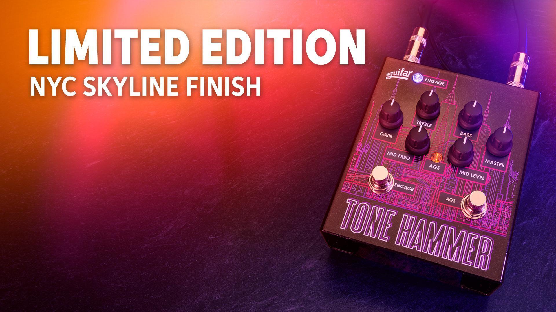 Aguilar Tone Hammer NYC Anniversary Edition Preamp Pedal with Jordan ...