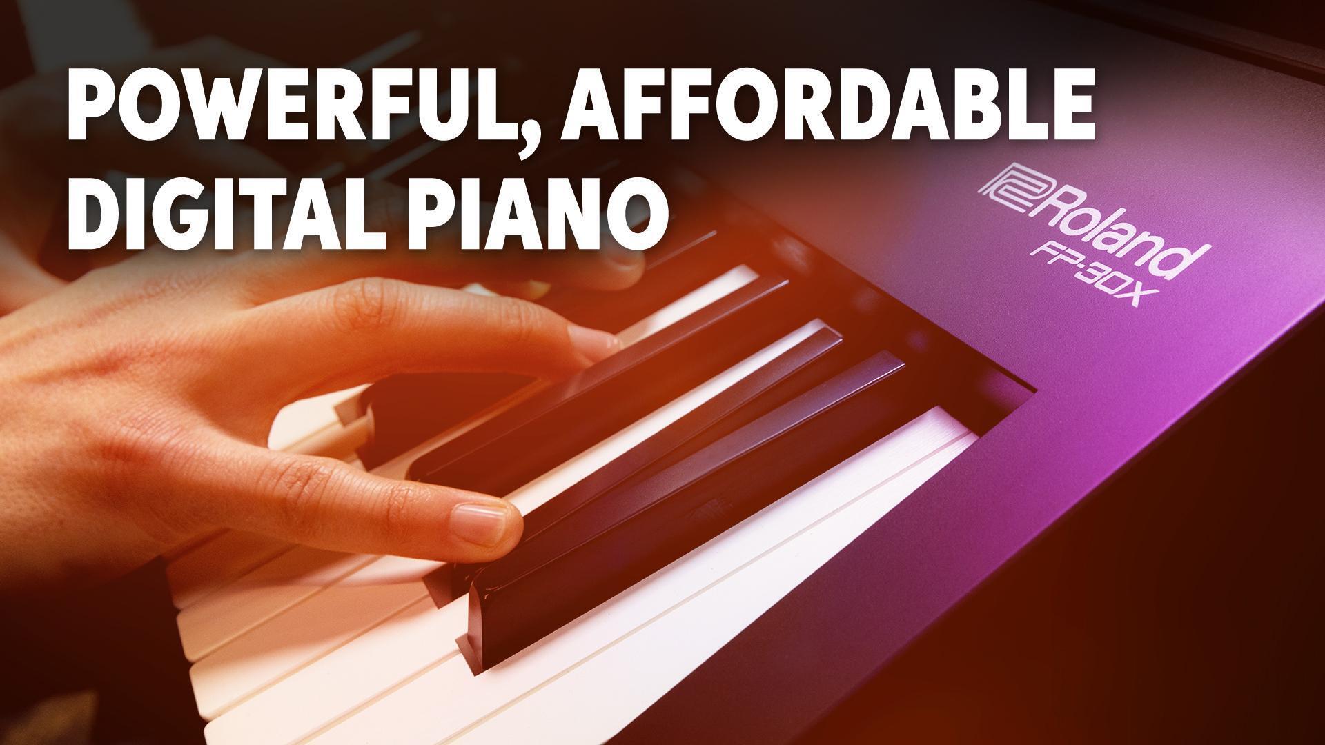 Roland FP-30X Digital Piano with Speakers Demo - InSync