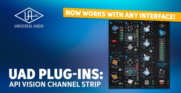 Universal Audio API Vision Channel Strip UAD Plug-in Collection ...