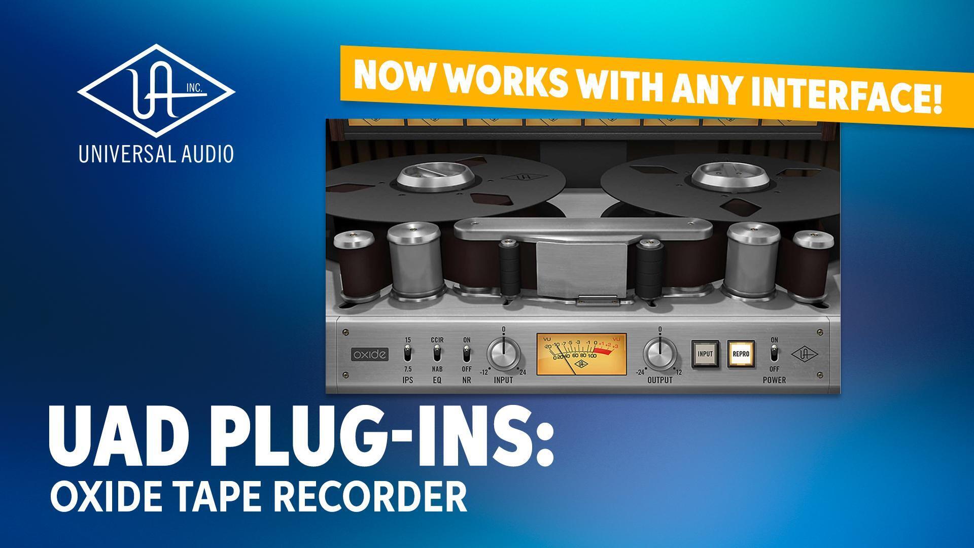 Universal Audio UAD Oxide Tape Recorder Plug-in Demo - InSync