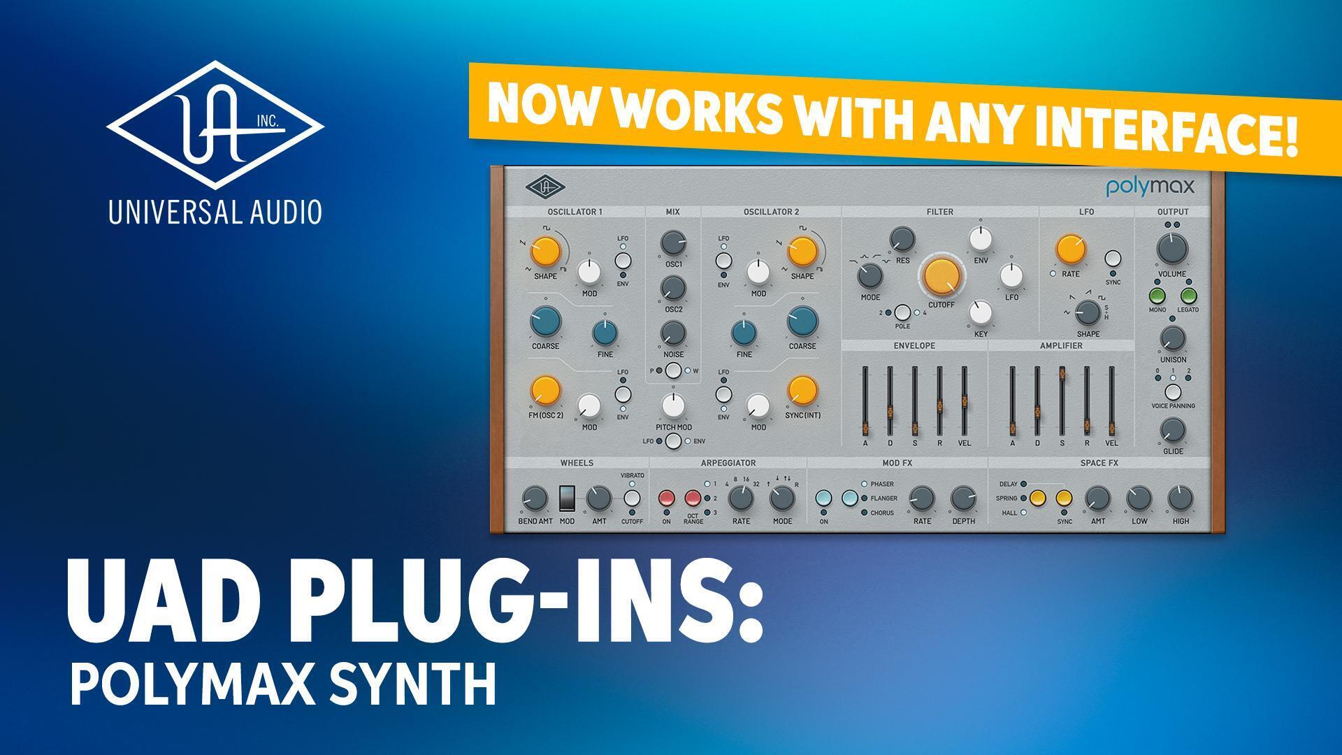 Universal Audio UAD PolyMAX Synth Plug-in Demo - InSync