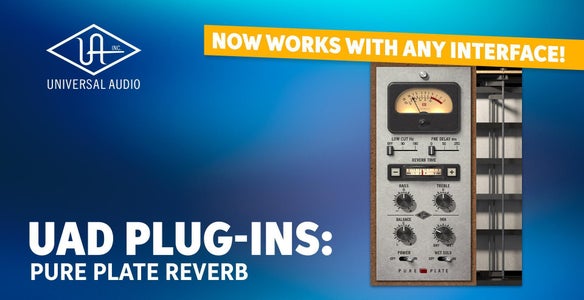 Universal Audio Pure Plate Reverb UAD Plug-in | Sweetwater
