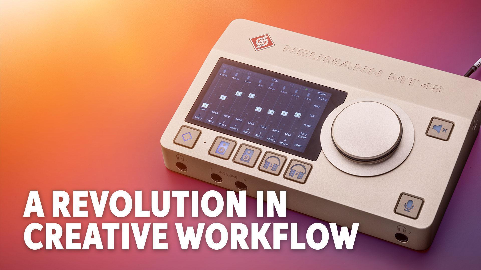 Neumann MT 48: Hands-on With the Interface of the Future - InSync