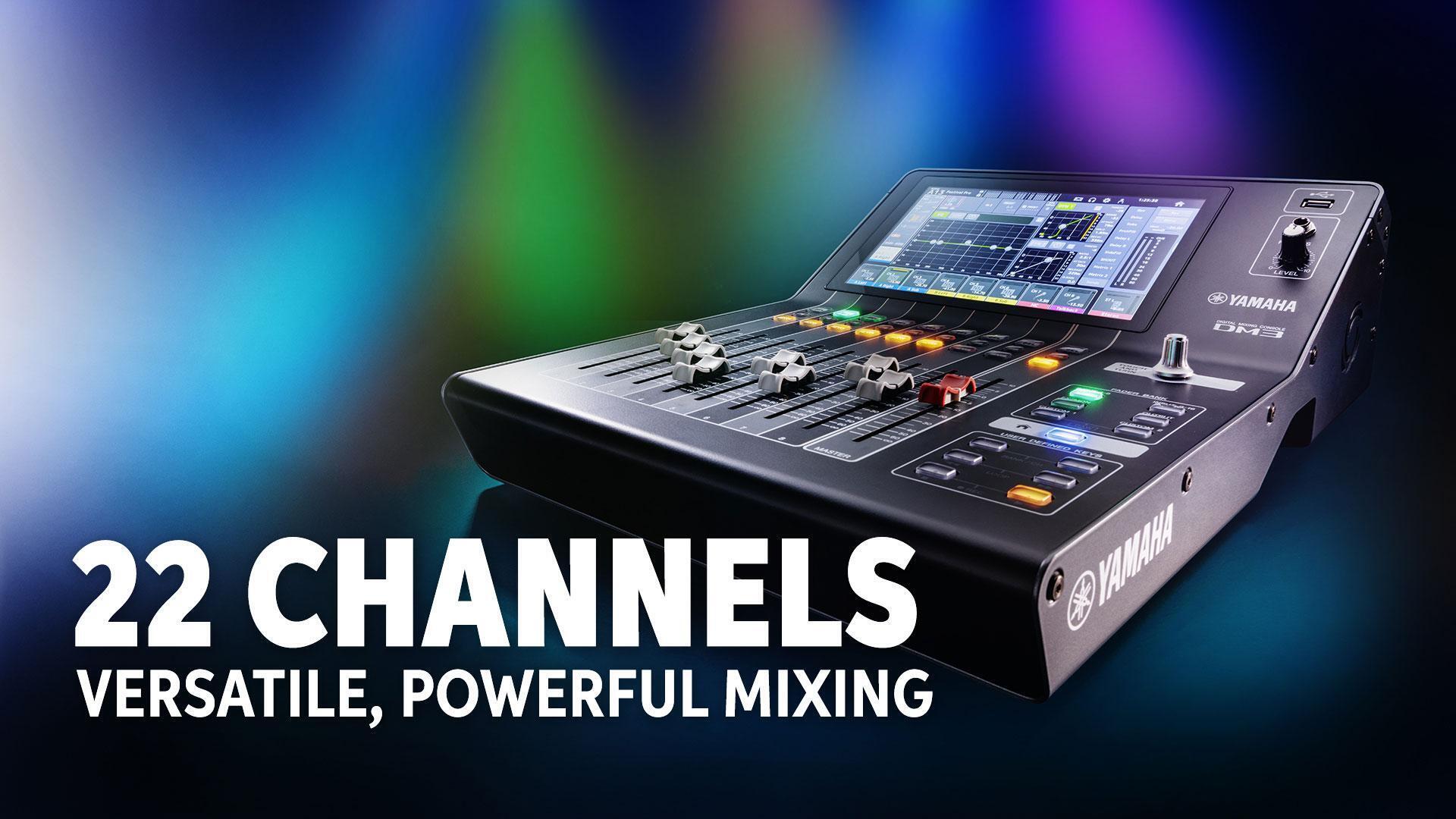 Yamaha DM3S 22-channel Digital Mixer Overview - InSync
