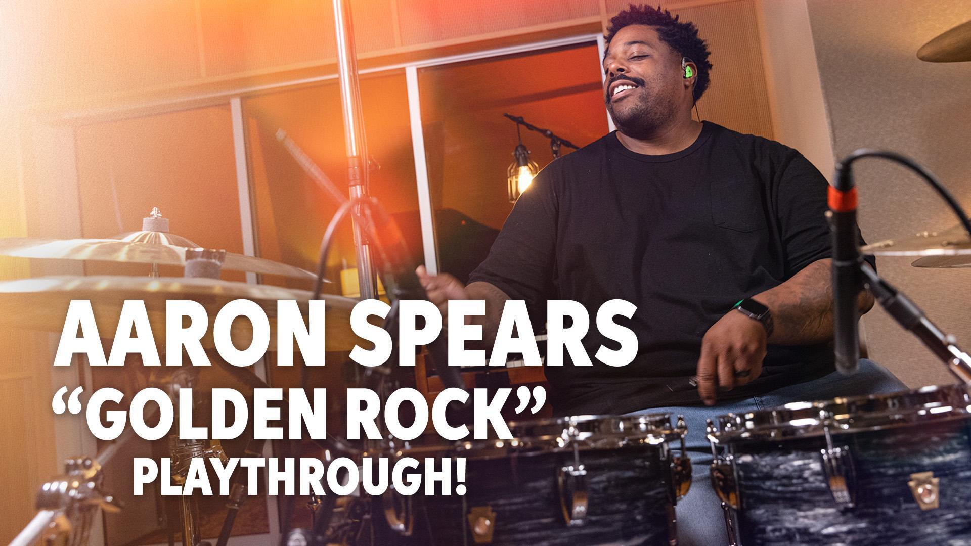Aaron Spears Drum Playthrough: "Golden Rock" by Dory Lobel - InSync