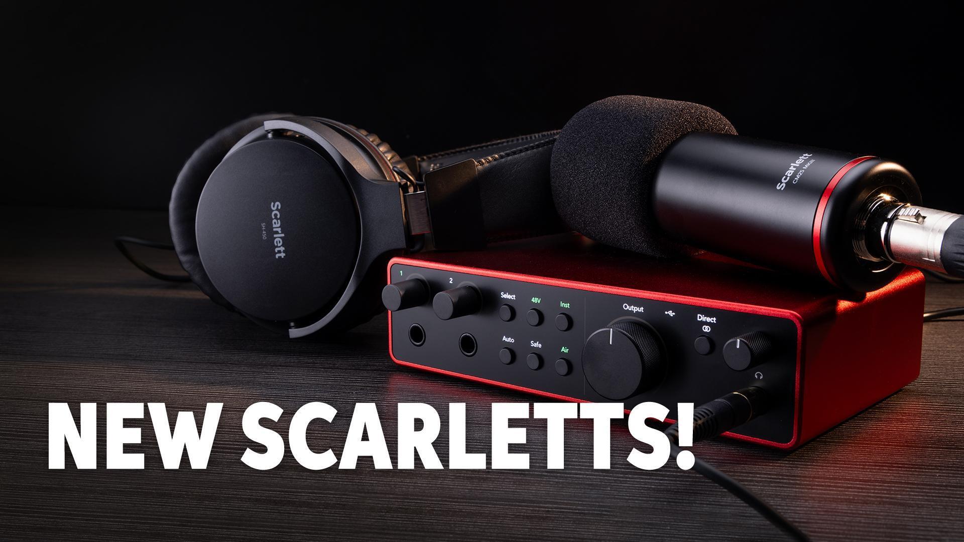 Focusrite Scarlett Audio Interfaces: 4th Gen Is Here! - InSync