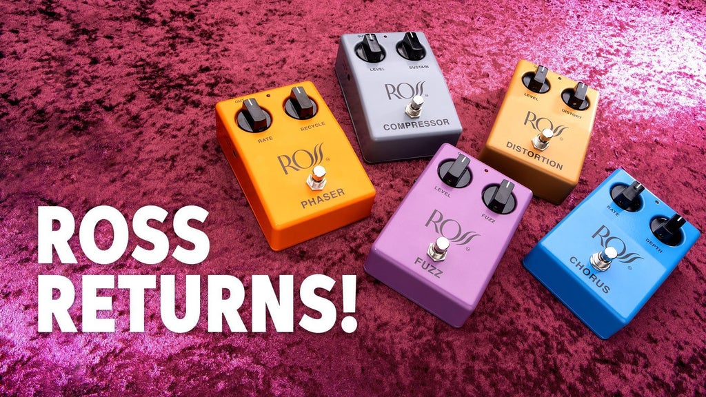Ross Guitar Pedals Return! Josh Scott on Reviving an Icon of Sound - InSync