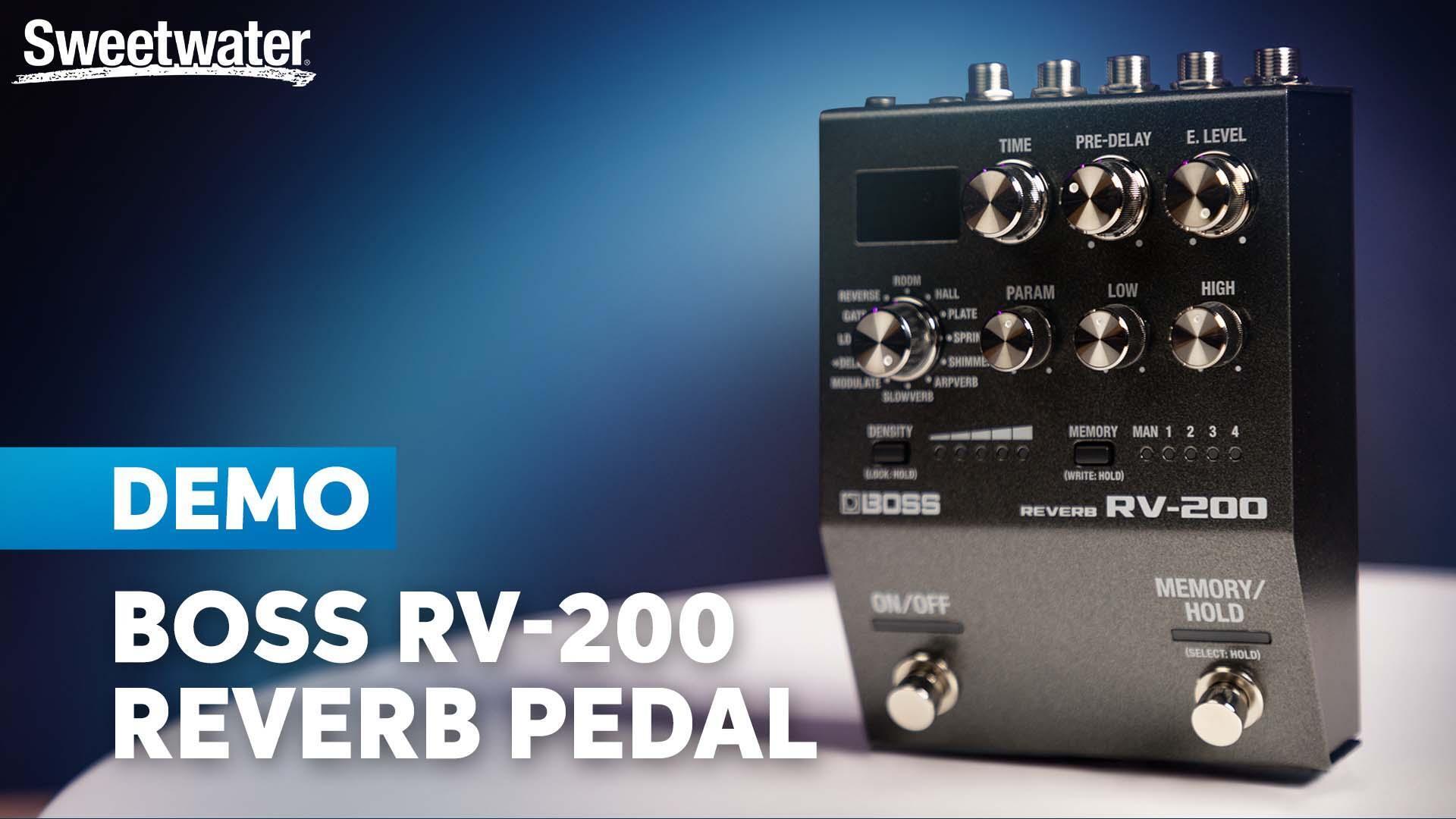 BOSS RV-200: Space-bending Reverb Designed to Inspire - InSync