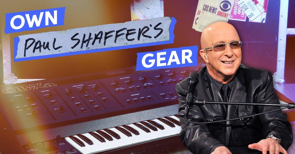 Late Show's Paul Shaffer Is Selling His Gear on Gear Exchange! - InSync