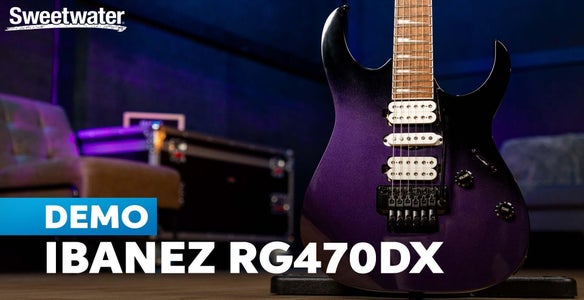 Ibanez RG470DX Electric Guitar - Midnight | Sweetwater