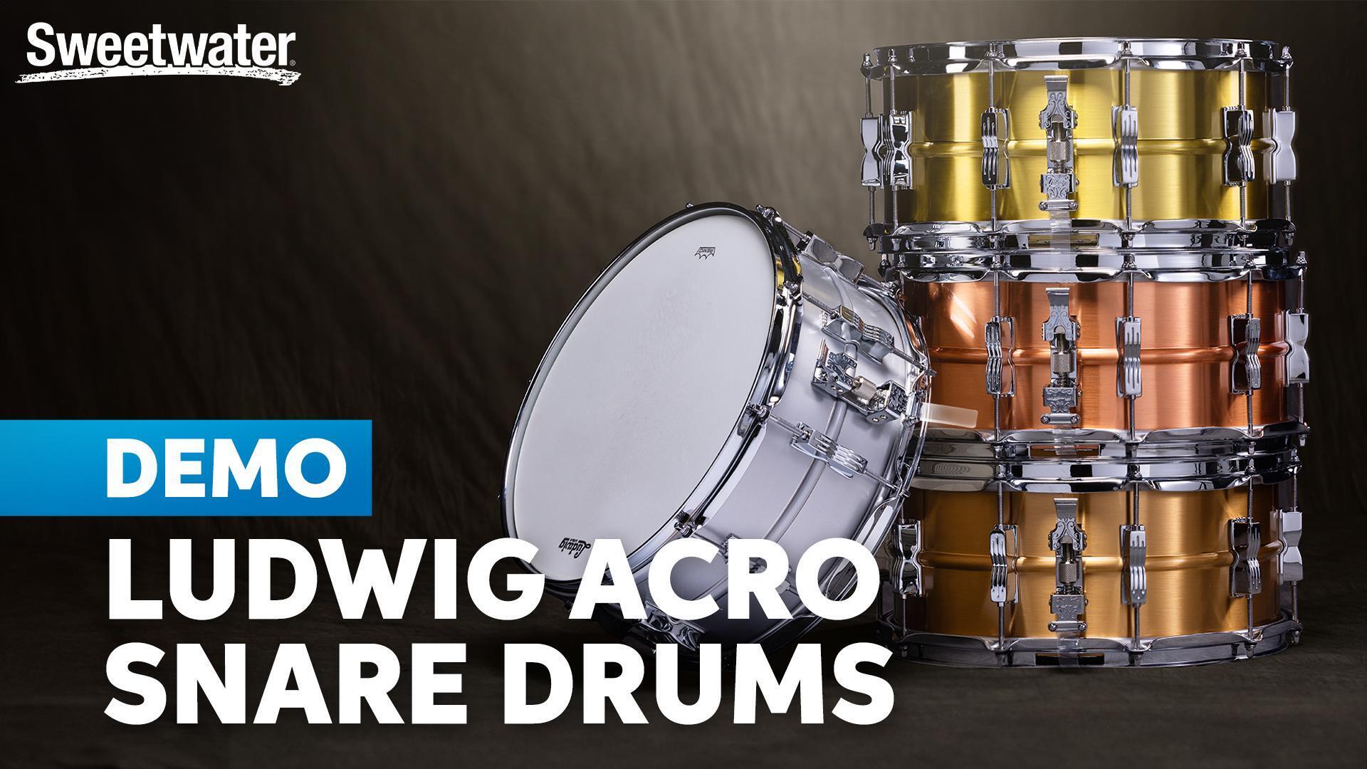 Ludwig Acro Snare Drums: Copper, Brass, Bronze & Aluminum Compared - InSync