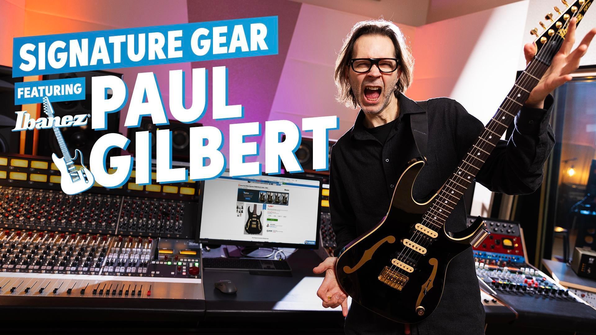 Paul Gilbert's Signature Ibanez PGM50: A Firsthand Sonic Showcase - InSync