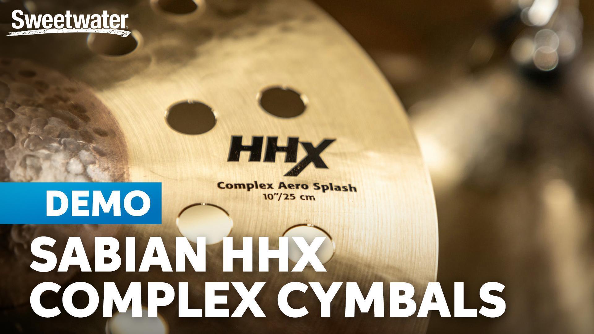 Sabian HHX Complex Praise and Worship Cymbals: Dark Bronze for Gospel ...