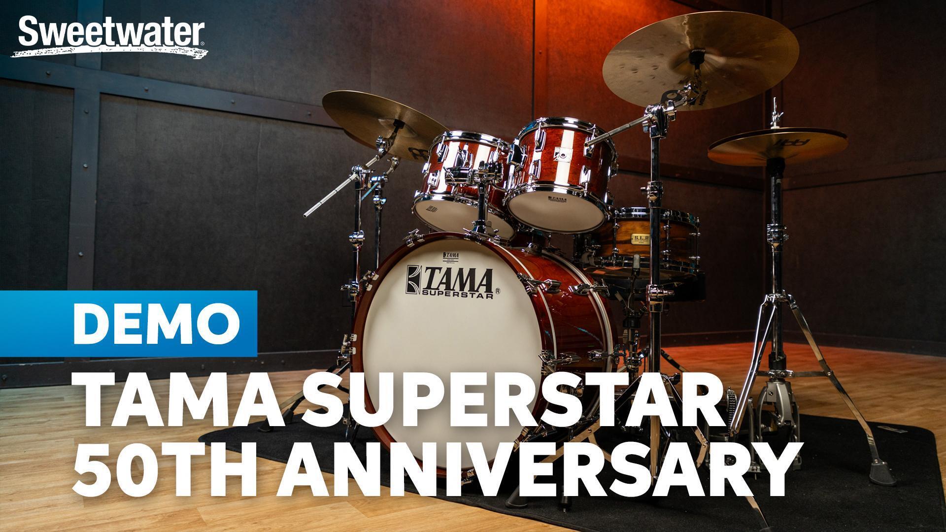 TAMA 50th-anniversary Superstar Shell Pack Reissue Rundown - InSync