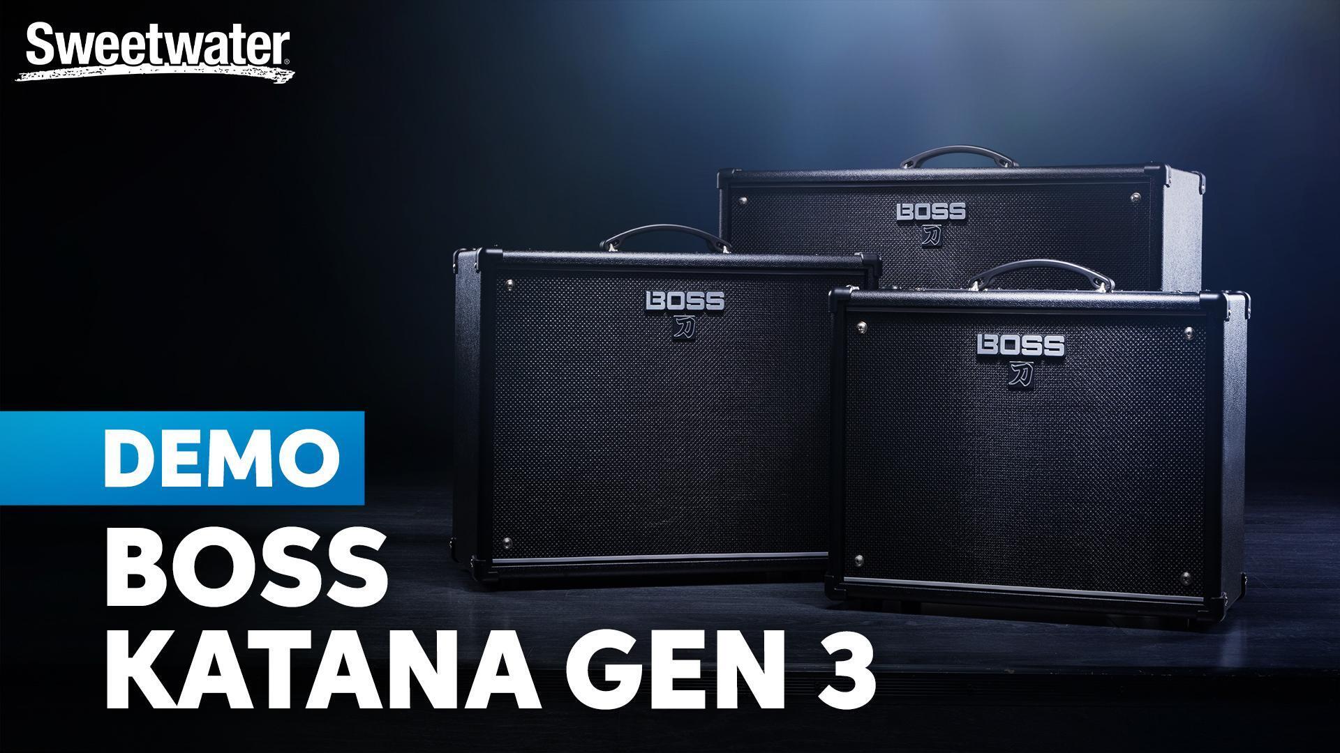 BOSS Katana Gen 3: Evolved Tube Logic Tech & Enhanced, Edge-of-breakup Sonics - InSync