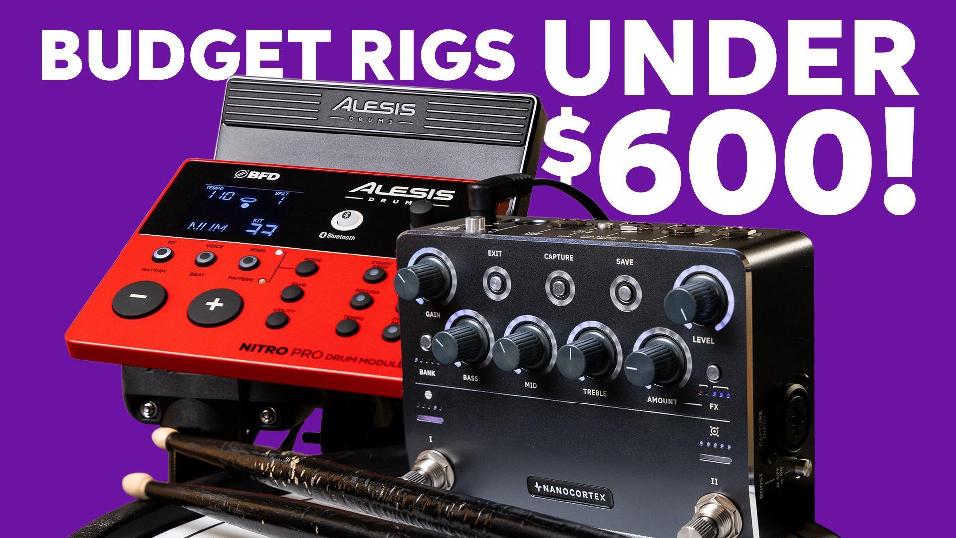 NEW Budget Rigs! Neural DSP Nano Cortex vs. Alesis Nitro Pro - InSync