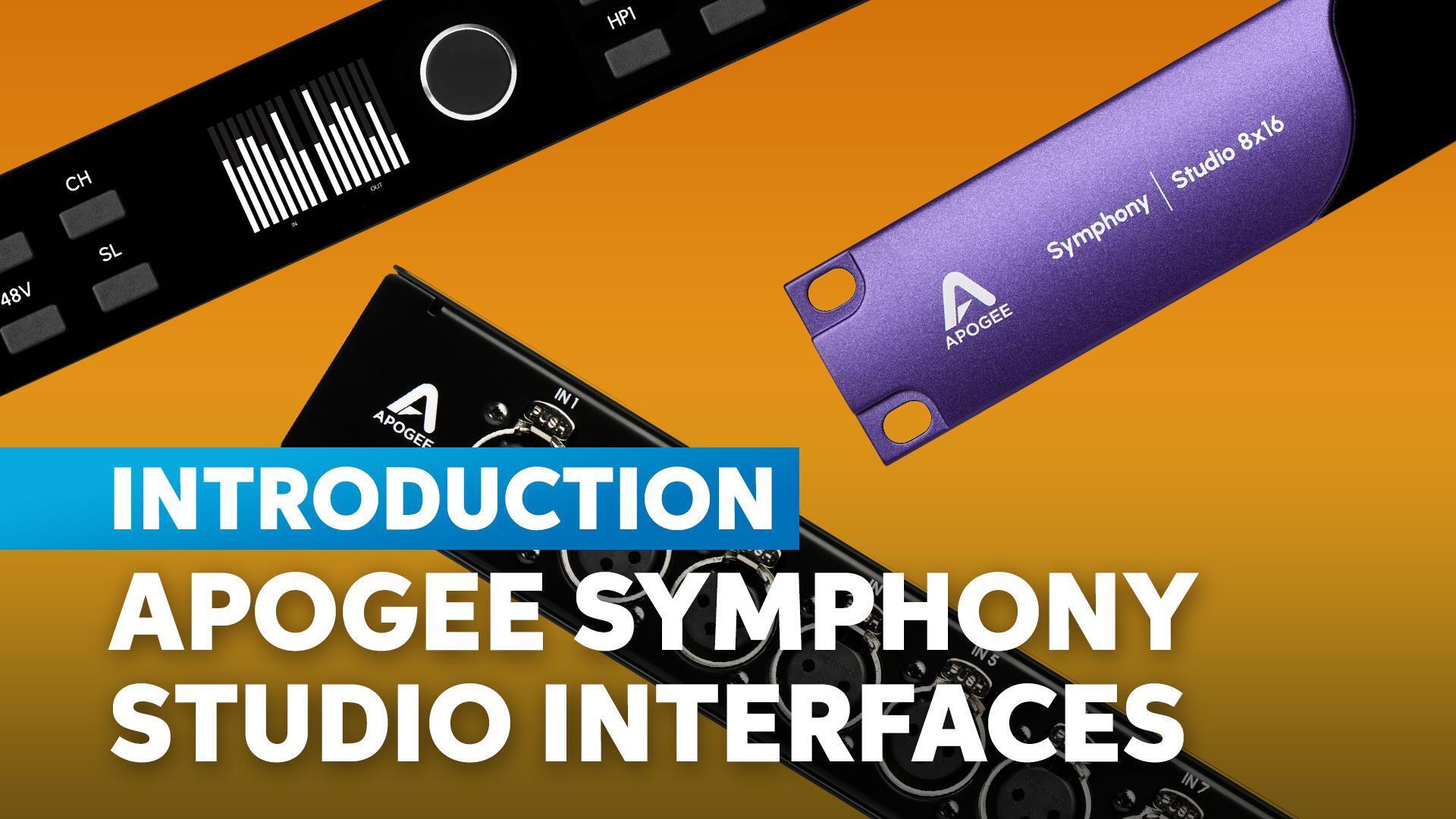 Apogee Symphony Studio Interface Introduction & Demo: Atmos, Immersive ...
