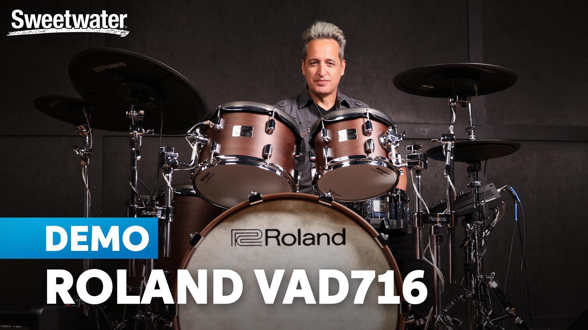 Roland VAD716 Electronic Drum Set Demo with Nick D’Virgilio - InSync