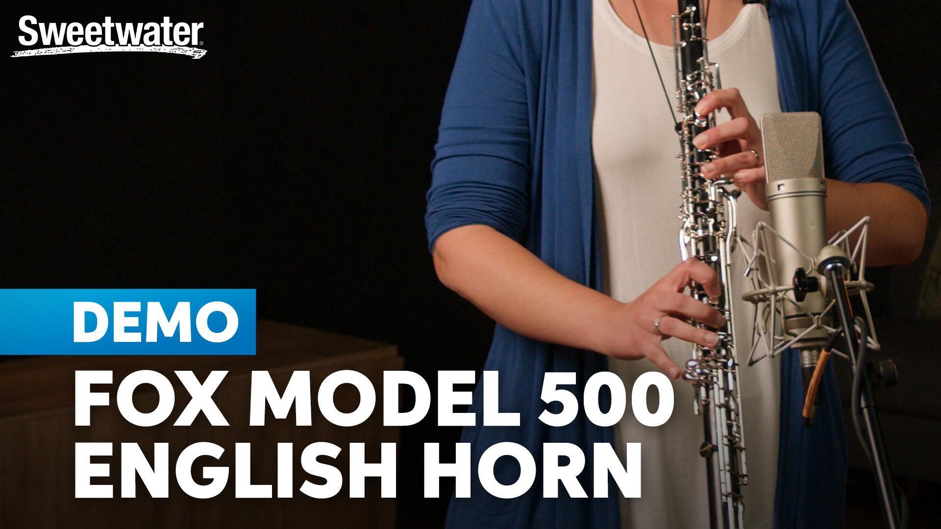 Fox Model 500 Professional English Horn Demo: Full Conservatory System, Feat. Stephanie ...