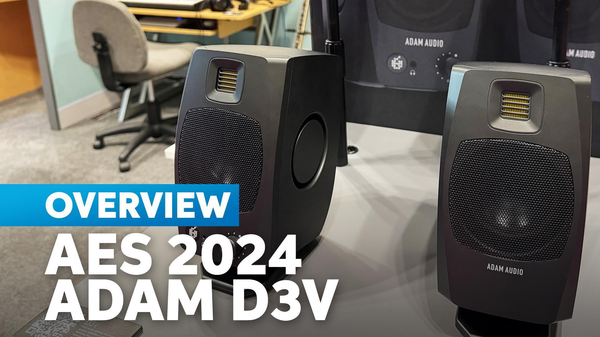 AES 2024: ADAM Audio D3V Monitor Speakers - InSync