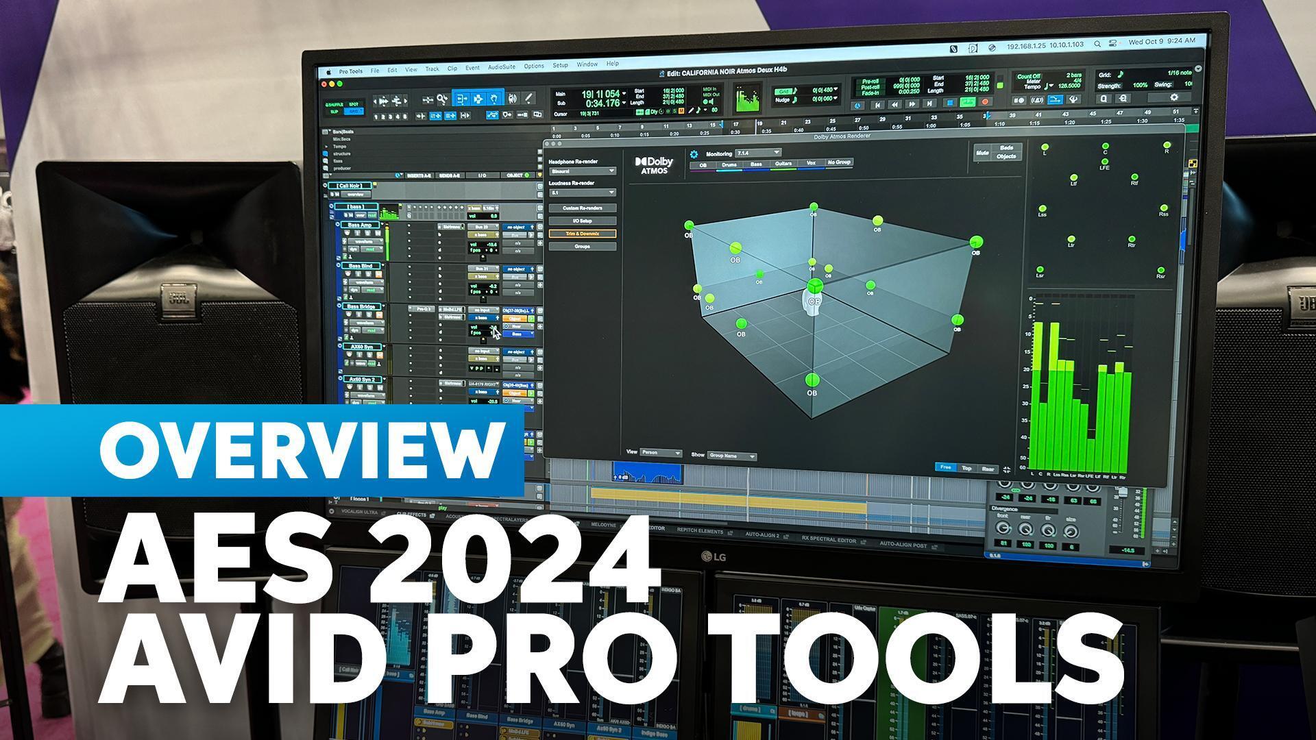 AES 2024: Avid Just Made Mixing with Atmos in Pro Tools Easier - InSync