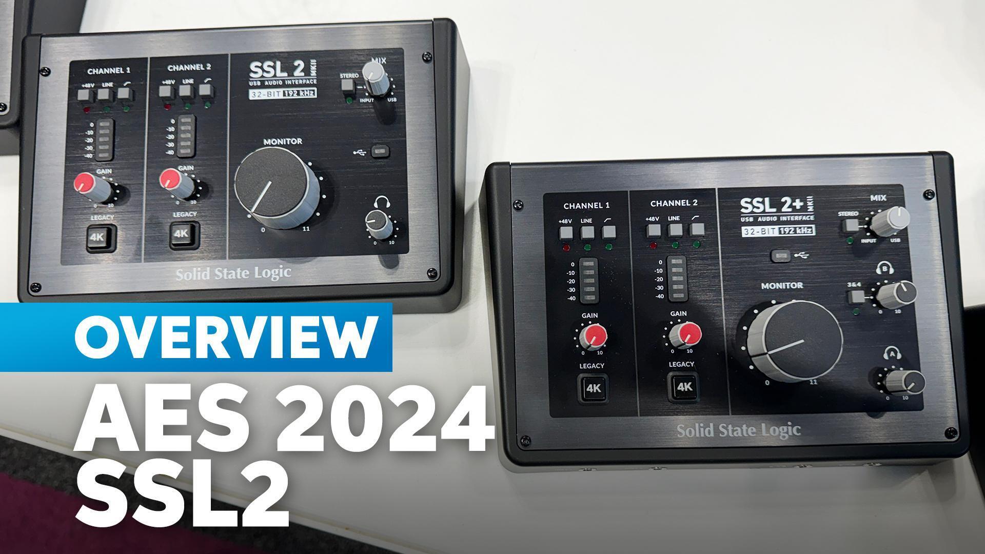 AES 2024: SSL2 Audio Interface - InSync
