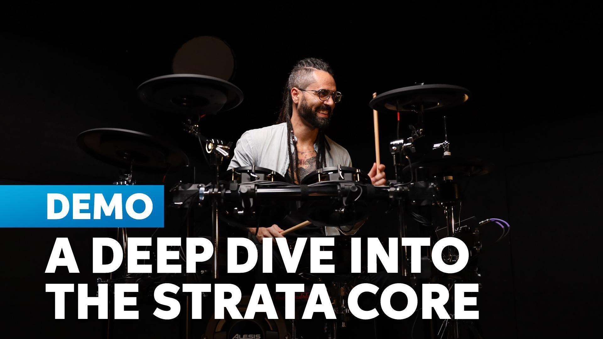 The Alesis Strata Core Electronic Drum Set Demo: A Compact and ...
