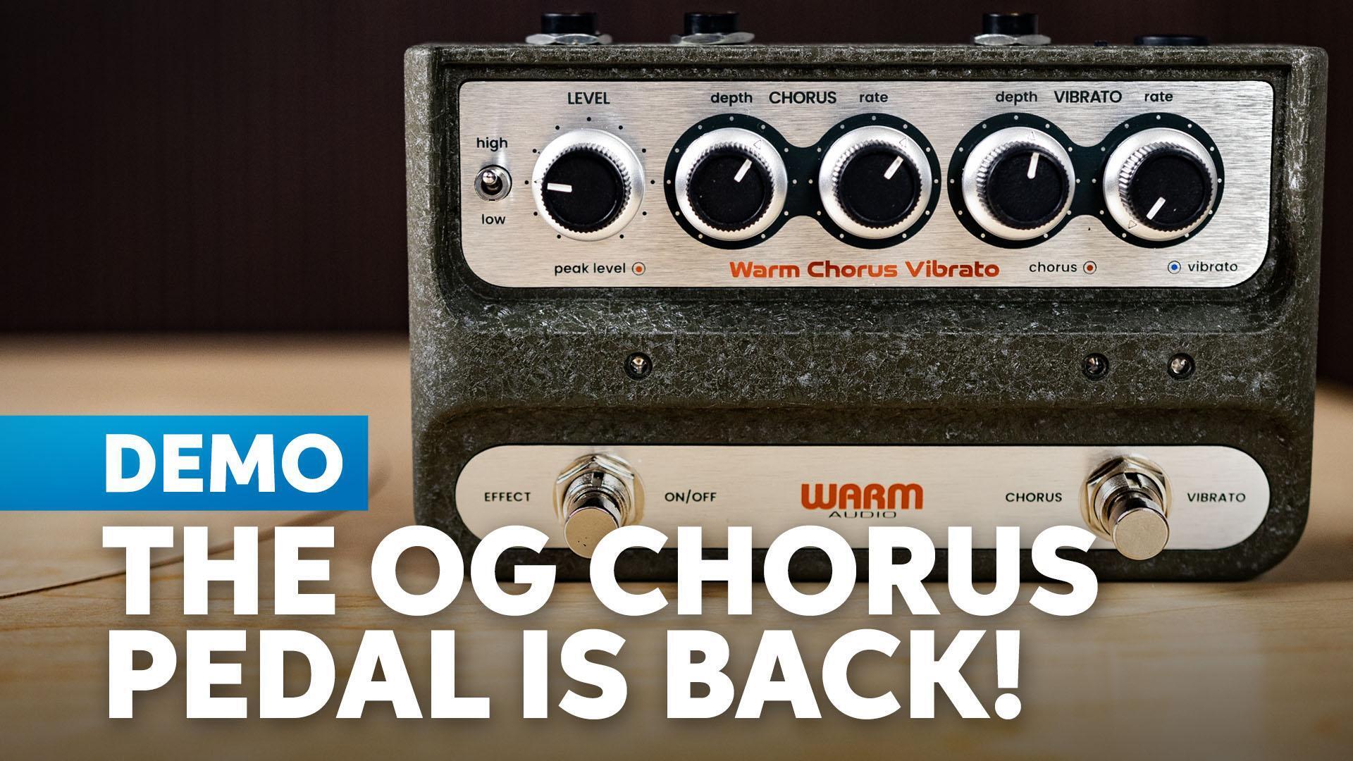 Warm Audio WA-C1 Stereo Chorus/Vibrato Pedal Demo - InSync