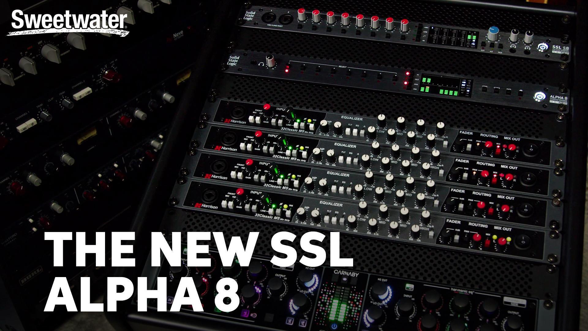Solid State Logic Alpha 8 A/D–D/A Converter/Expander & Audio Interface ...