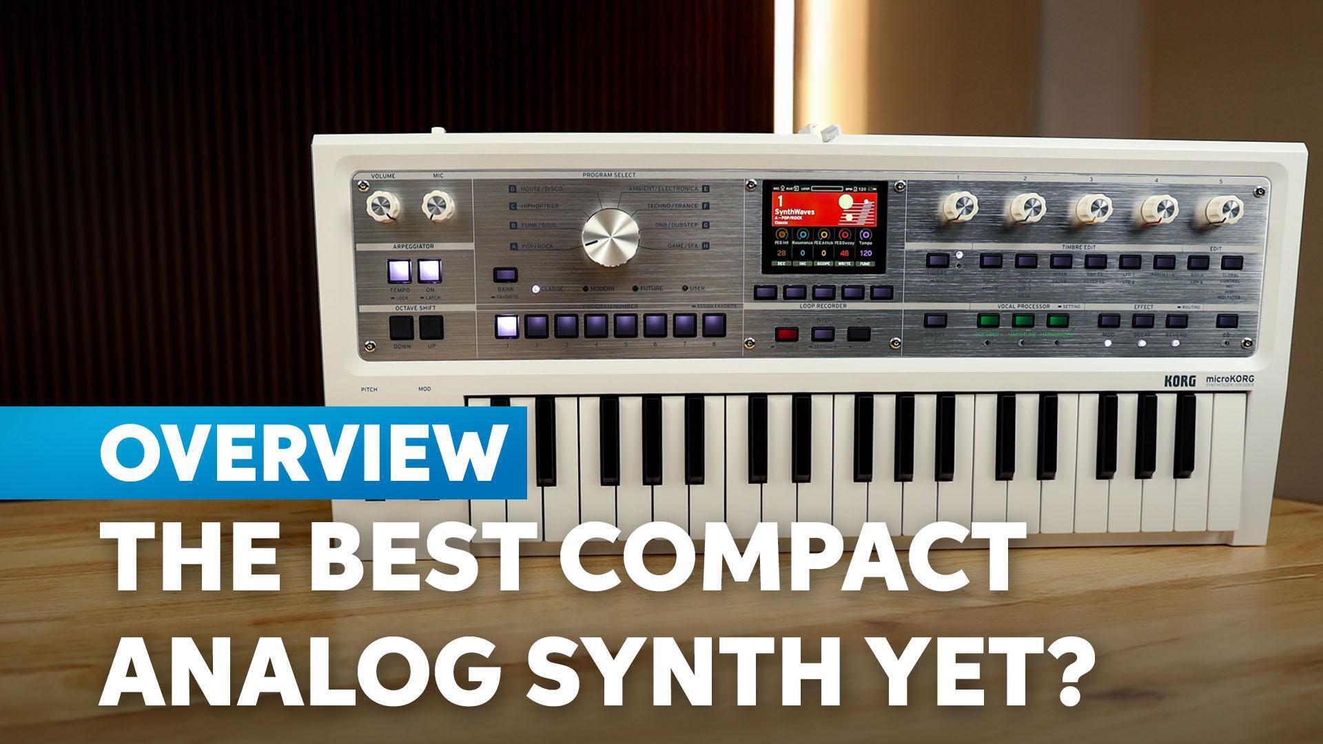 Korg microKORG 2 37-key Virtual Analog Synthesizer and Vocoder Overview ...