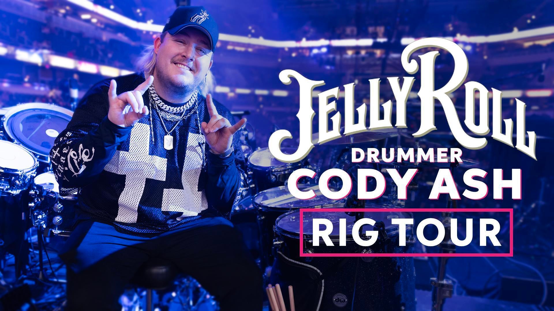 Jelly Roll’s Drummer, Cody Ash, Rig Tour - InSync