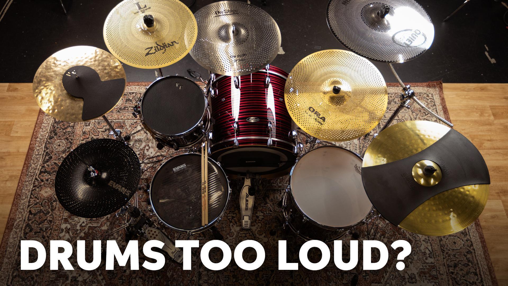 How to Make Your Drums Quieter - Reduce Drum Volume - InSync